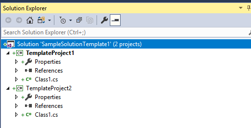 How to Create a Multi Project Solution Template in Visual Studio | JM ...