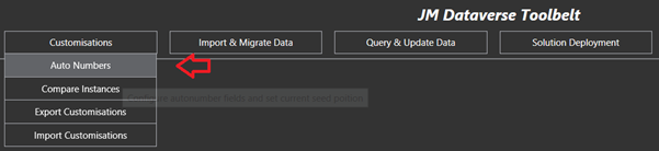 Autonumber | JM SOFTWARE